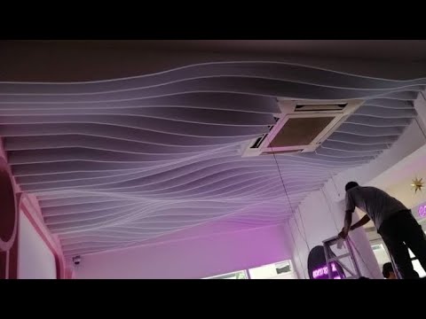 Enocoustic BAFFLE CEILING - YouTube