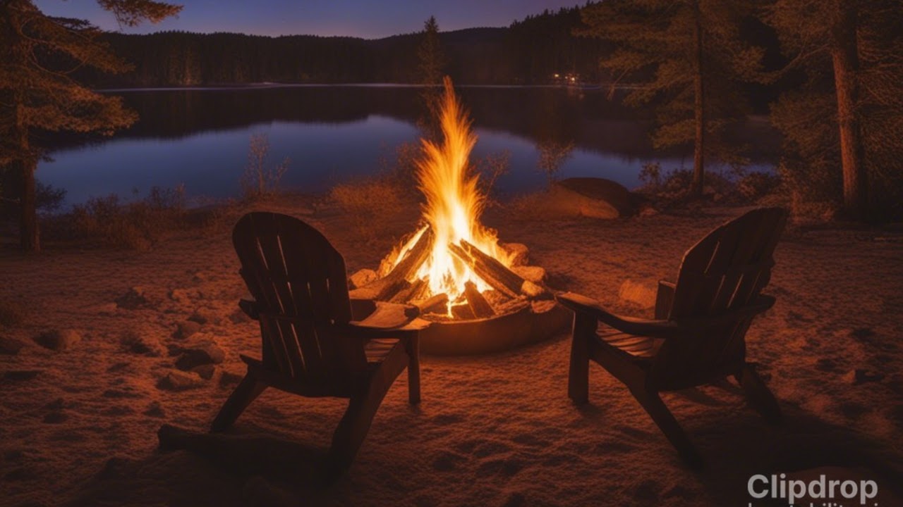 Cozy Bonfire Retreat 🍂 Relaxing Fireside Ambience 🔥 Nature Sounds 🌲 # ...