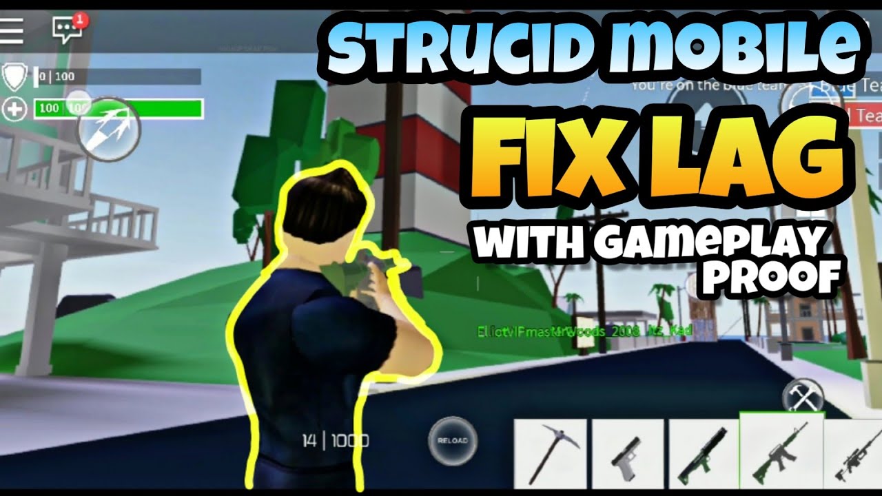 How to fix lag in strucid mobile roblox - YouTube