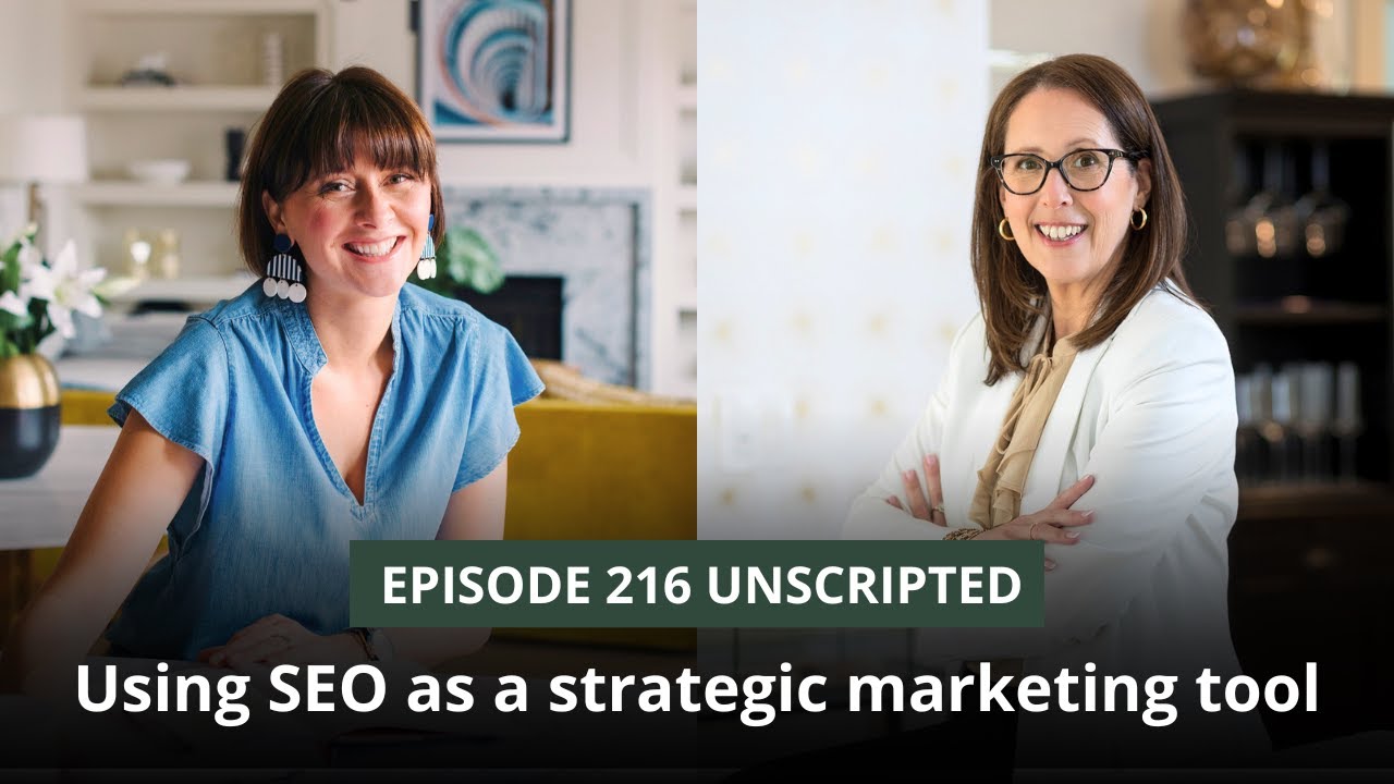 Episode 216 - Using SEO as a strategic marketing tool (unscripted) - YouTube