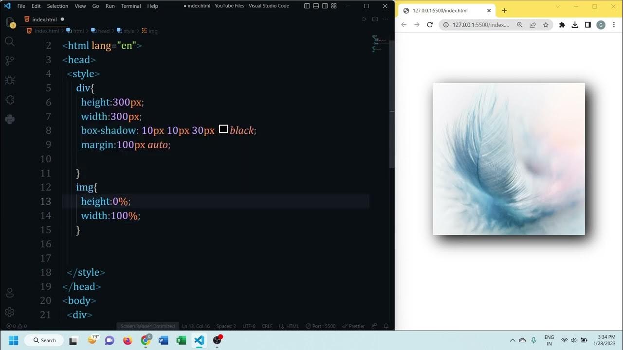 How to create Image slide top to bottom | For beginner | using HTML & CSS | - YouTube