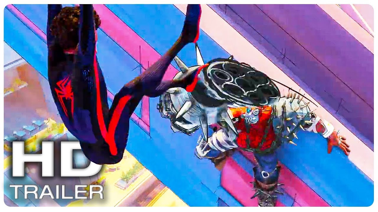 SPIDER MAN ACROSS THE SPIDER VERSE "Miles Vs Cyborg Spider Woman Fight ...