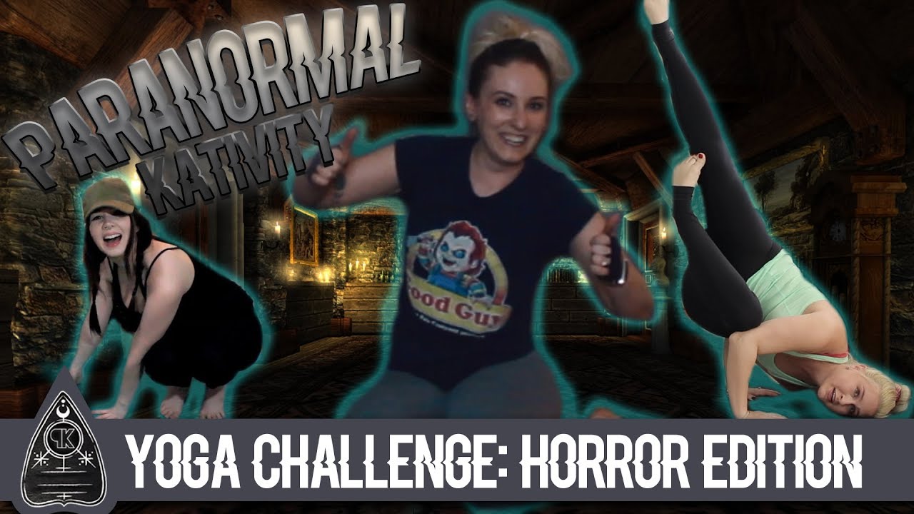 Yoga Challenge: HORROR Edition! feat. Kyla & Edina - YouTube