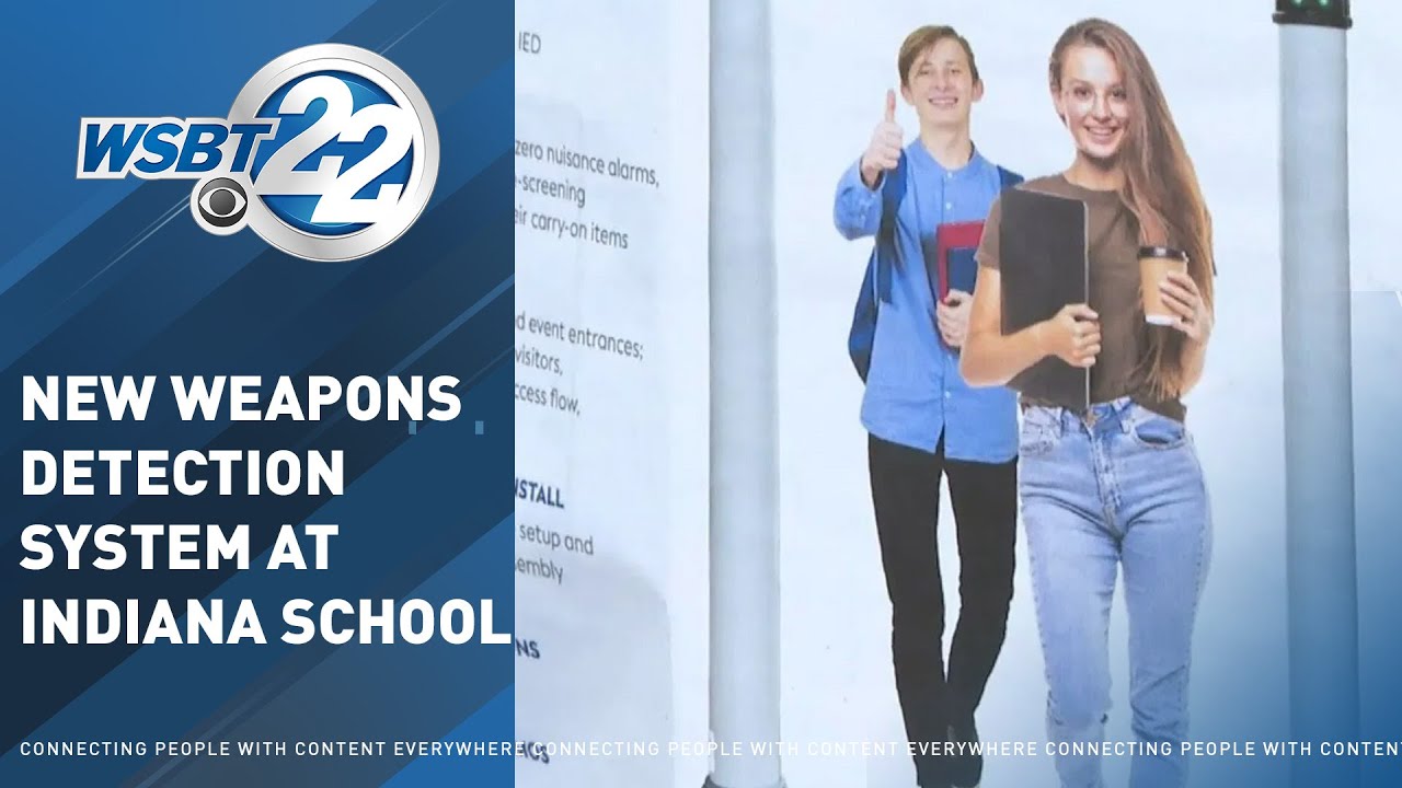 Keeping Kids Safe: New weapons detection system at Indiana school - YouTube