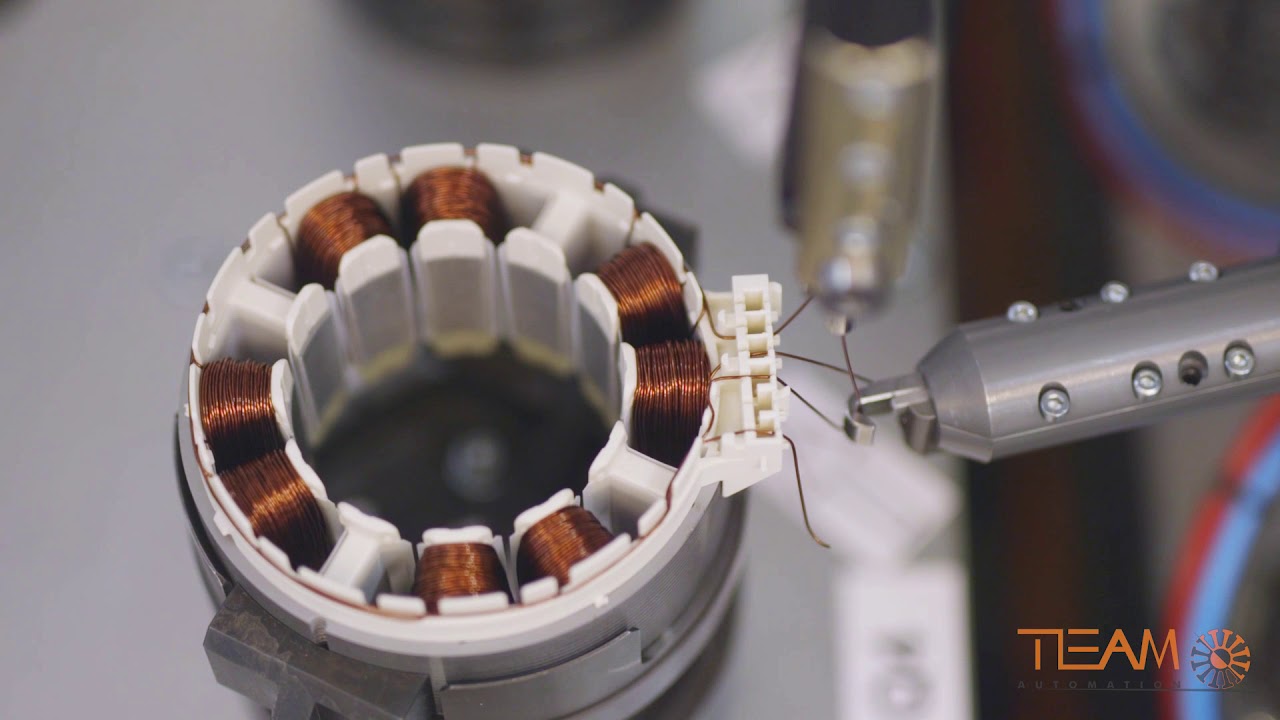 3 BRUSHLESS MOTOR STATOR WINDING MACHINE - YouTube