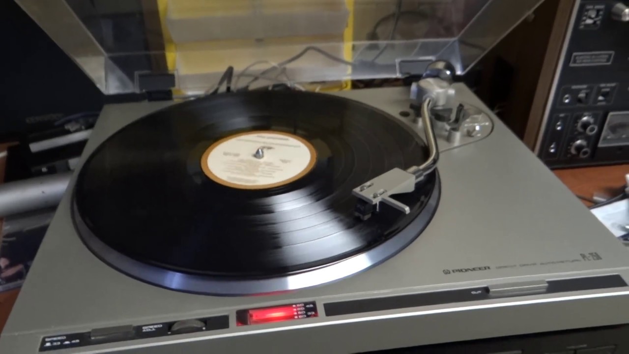 Demo of Pioneer PL-250 turntable - YouTube
