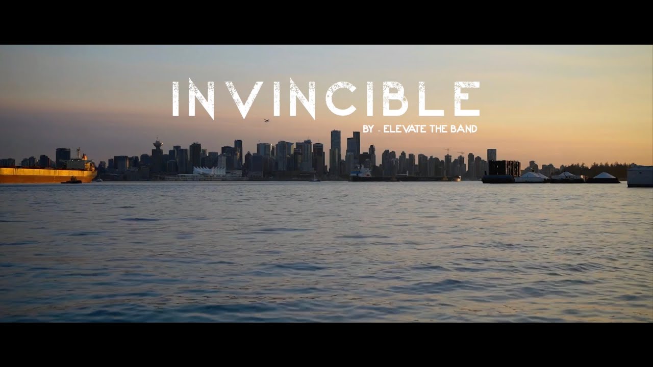 Invincible - Official Lyrics Video - ELEVATE- The Band - YouTube