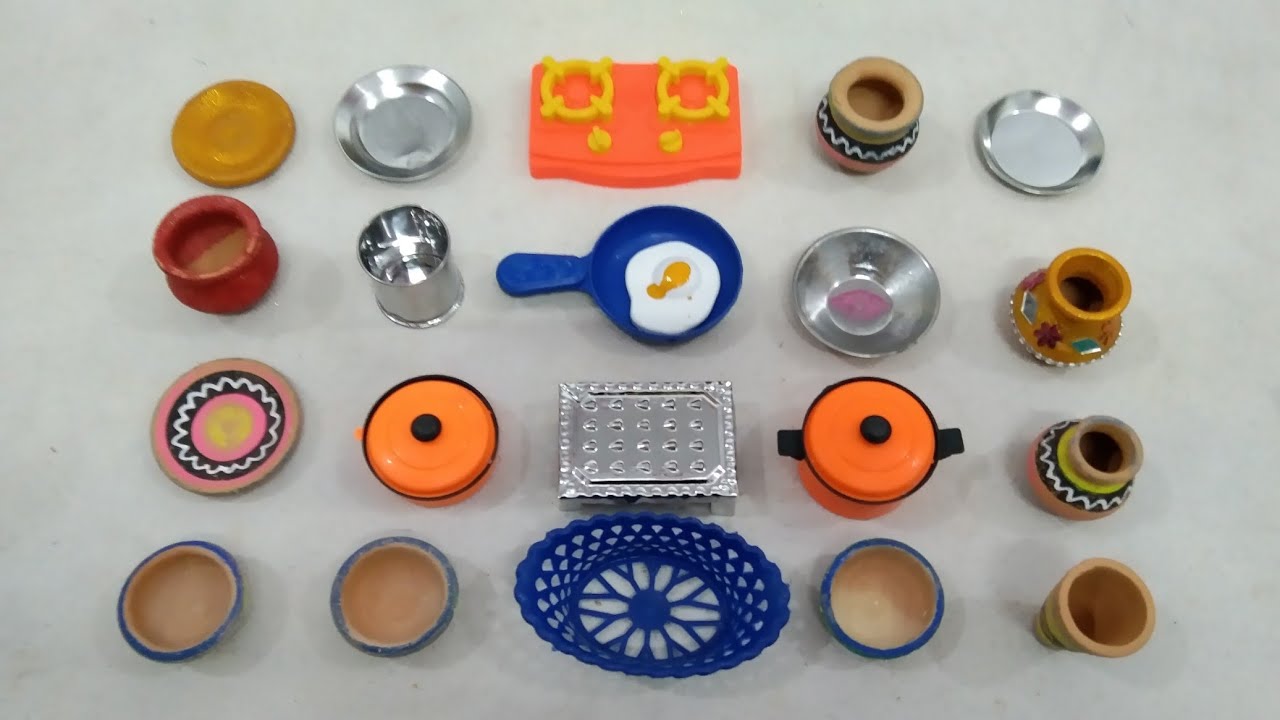 Unboxing Mini Cooking Set ||Mini Kitchen Cooking||Mini Kitchen Cartoon ...