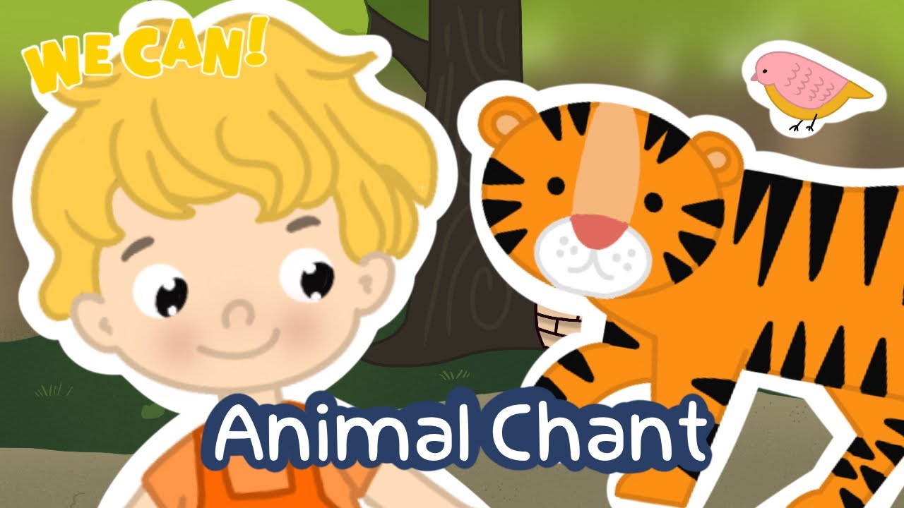 انشودة الحيوانات Animals Chant - I will catch a monkey - وي كان we can ...