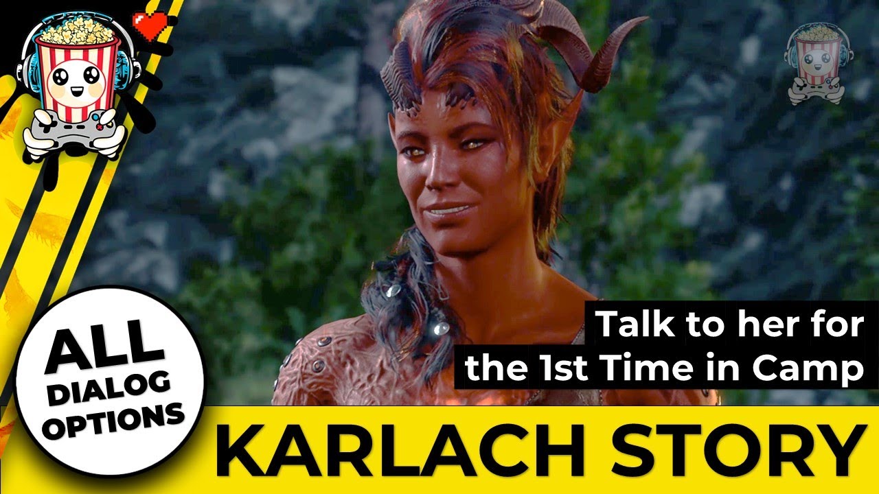 Karlach Story: First Camp Talk | Baldur's Gate 3 - YouTube