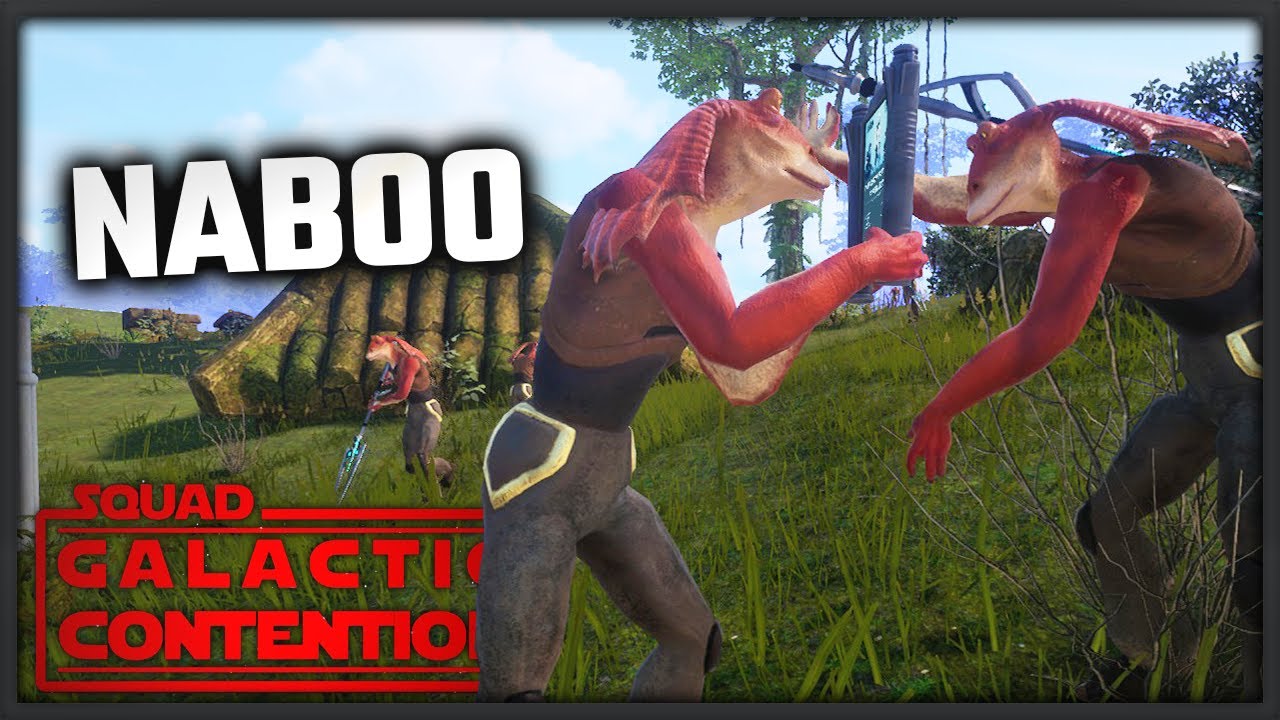 GUNGANS DEFEND NABOO - Squad Galactic Contention Mod (Star Wars) - YouTube