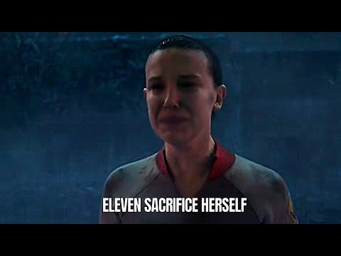 Stranger Things S5 Finale | Eleven Sacrifice herself Scene | Sacrifice to end the Military Operation