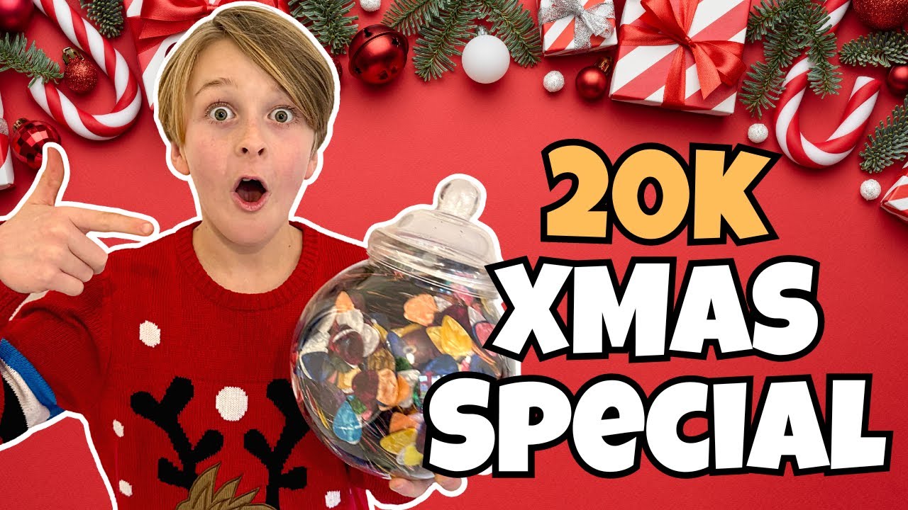 Merry Christmas - 20k Subscriber Special - The Plectrum Jar is now Full ...