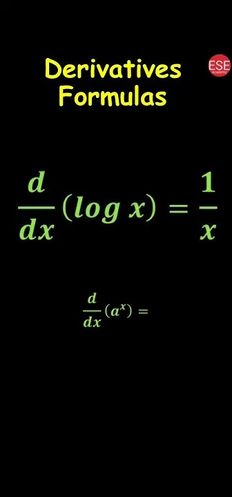 Differentiation Formulas - Derivative of Log x Logarithmic Function # ...