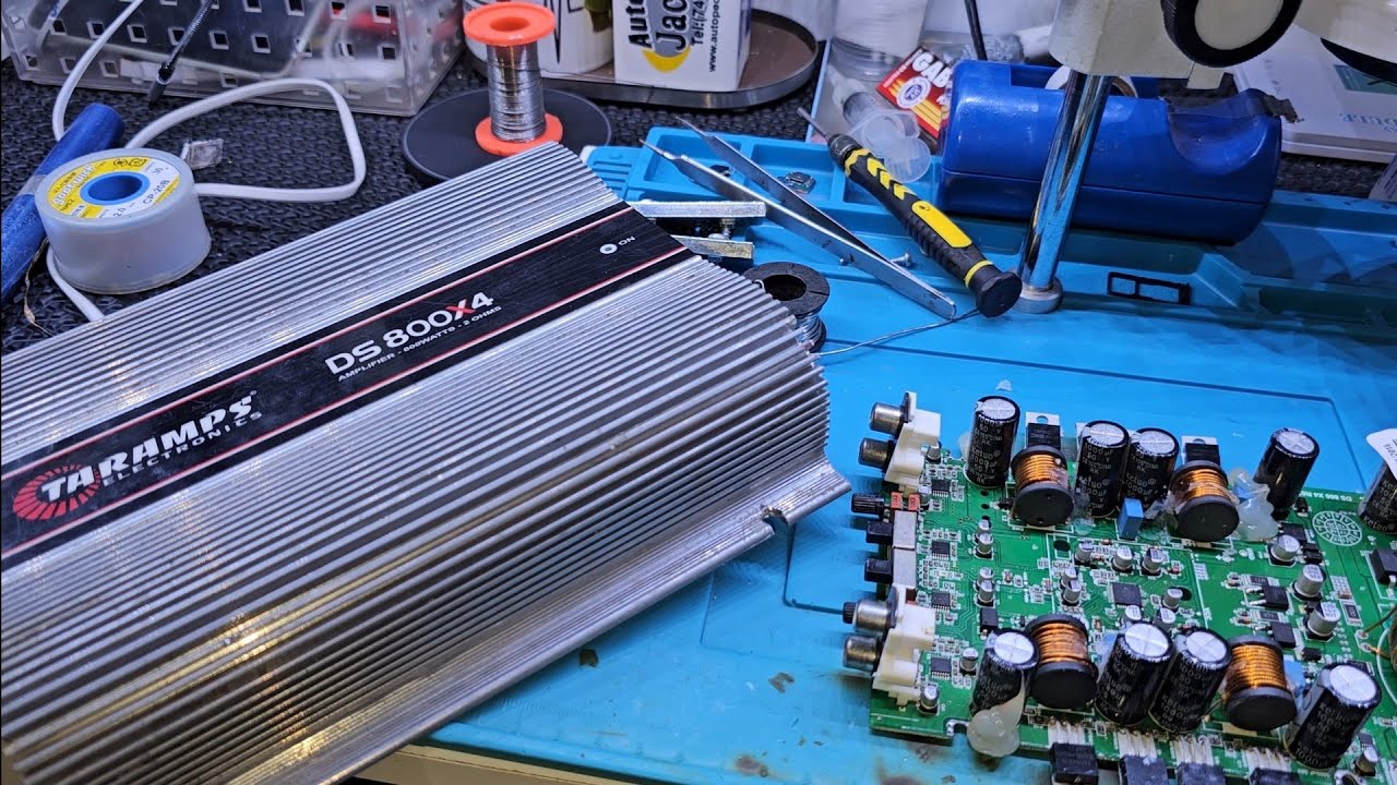 Modulo Taramps DS800 liga mais não tem Som Como Resolver - YouTube