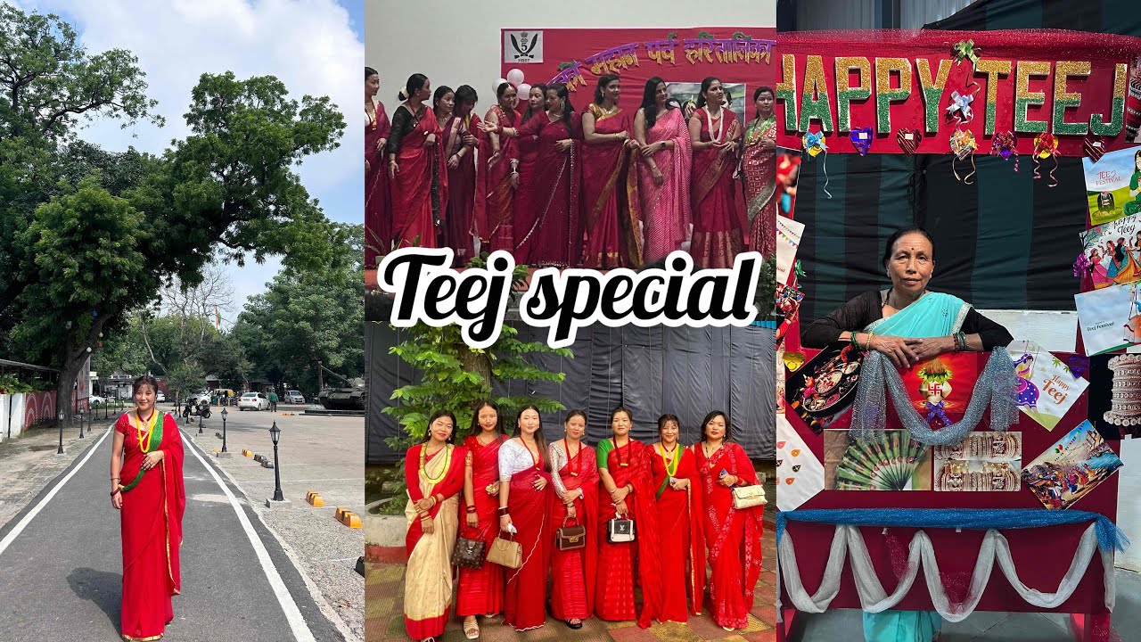 Repost video bcz of copyright teej special fst time paltan ko sister haru snga सबैलाई तीजको ...