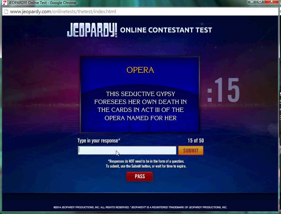 Dave Takes the 2014 Jeopardy Online Test - YouTube