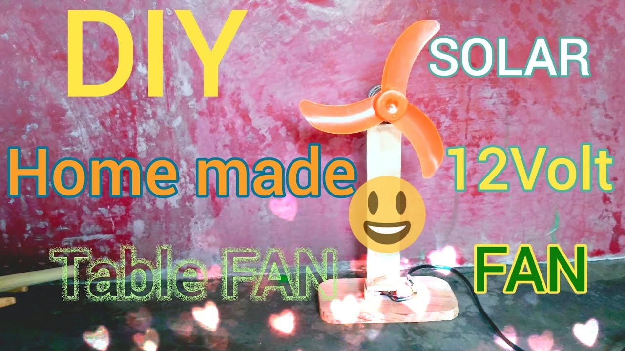 How to Make a High Speed Fan - 12v DC motor Fan - YouTube