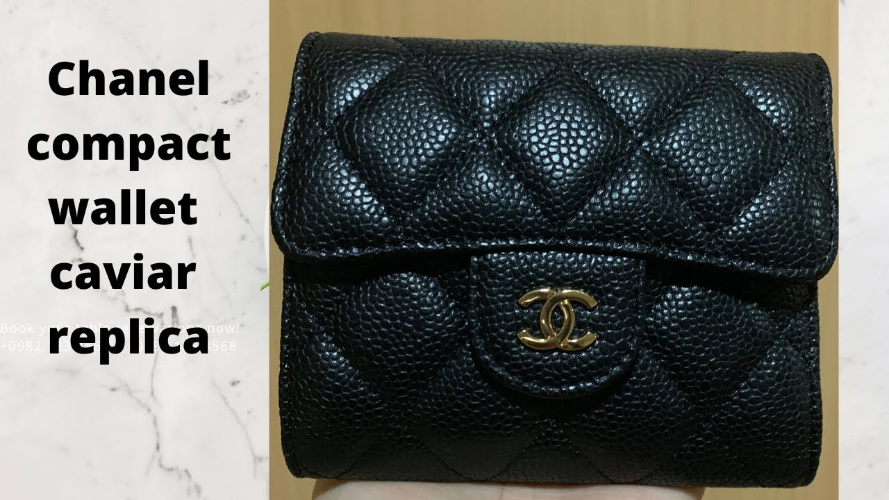 Chanel compact small wallet rep unboxing~~~Julie~~~ - YouTube