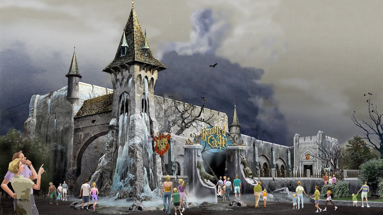 Curse of DarKastle at Busch Gardens Williamsburg - YouTube