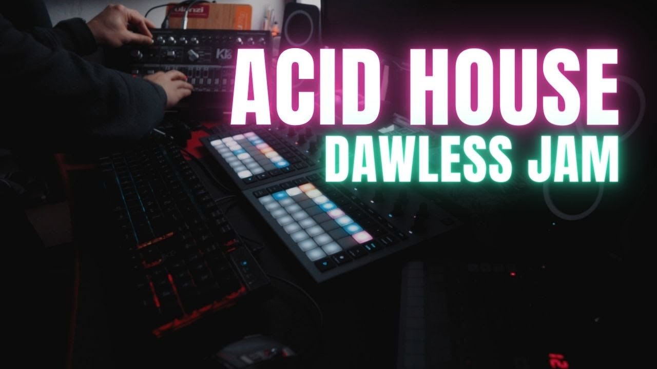 February acid house DAWless jam! - YouTube