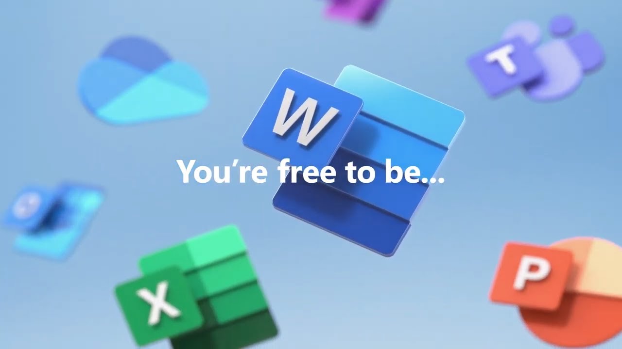 Free to be free: Use Microsoft 365 apps for free - YouTube