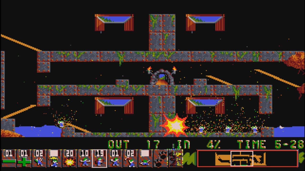 Lemming Firework Genocide! | Let's Remember: Lemmings! | DOS PC Game ...