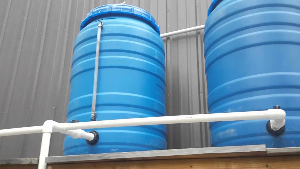 Harvesting Rainwater-First Flush Setup - YouTube