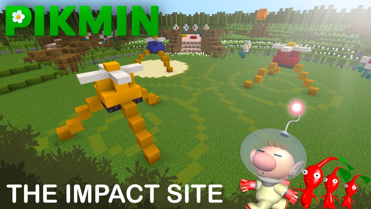 The Impact Site - Pikmin in Minecraft - YouTube