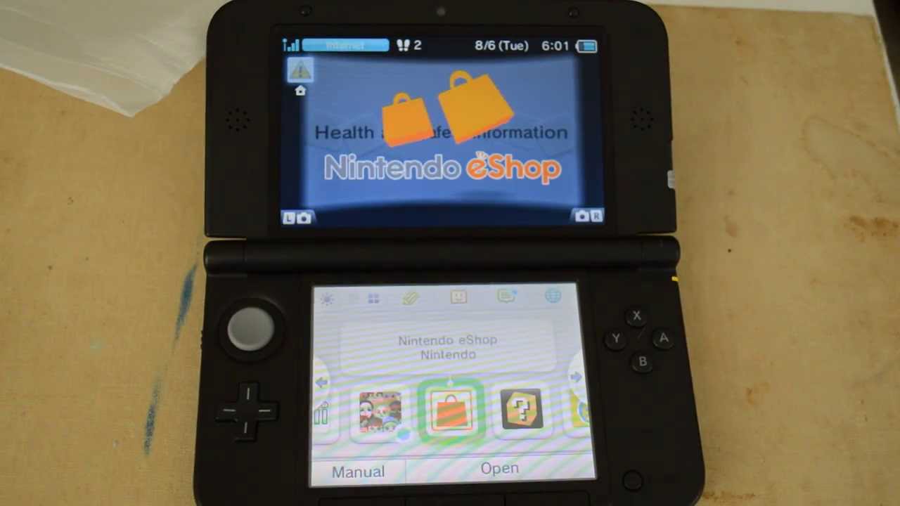 Nintendo 3DS xl unboxing - Blue - YouTube