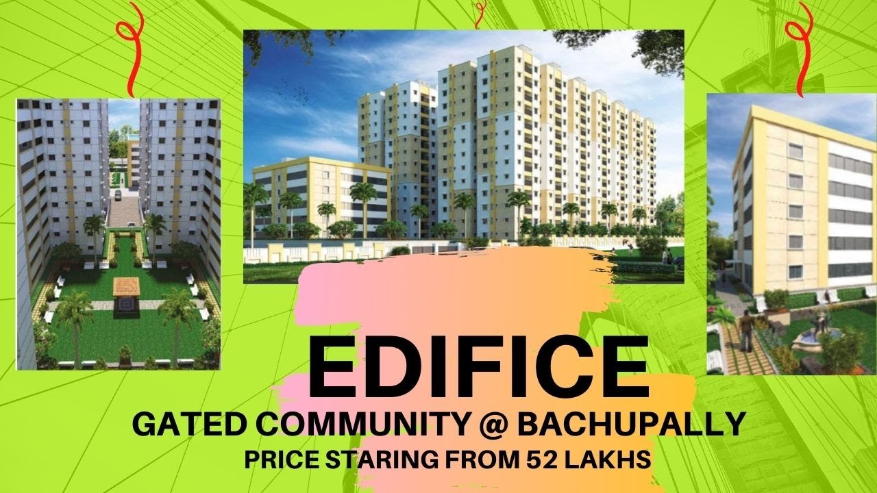 Flats for Sale @ Bachupally | EDIFICE | Modi Builders | Gated Community ...