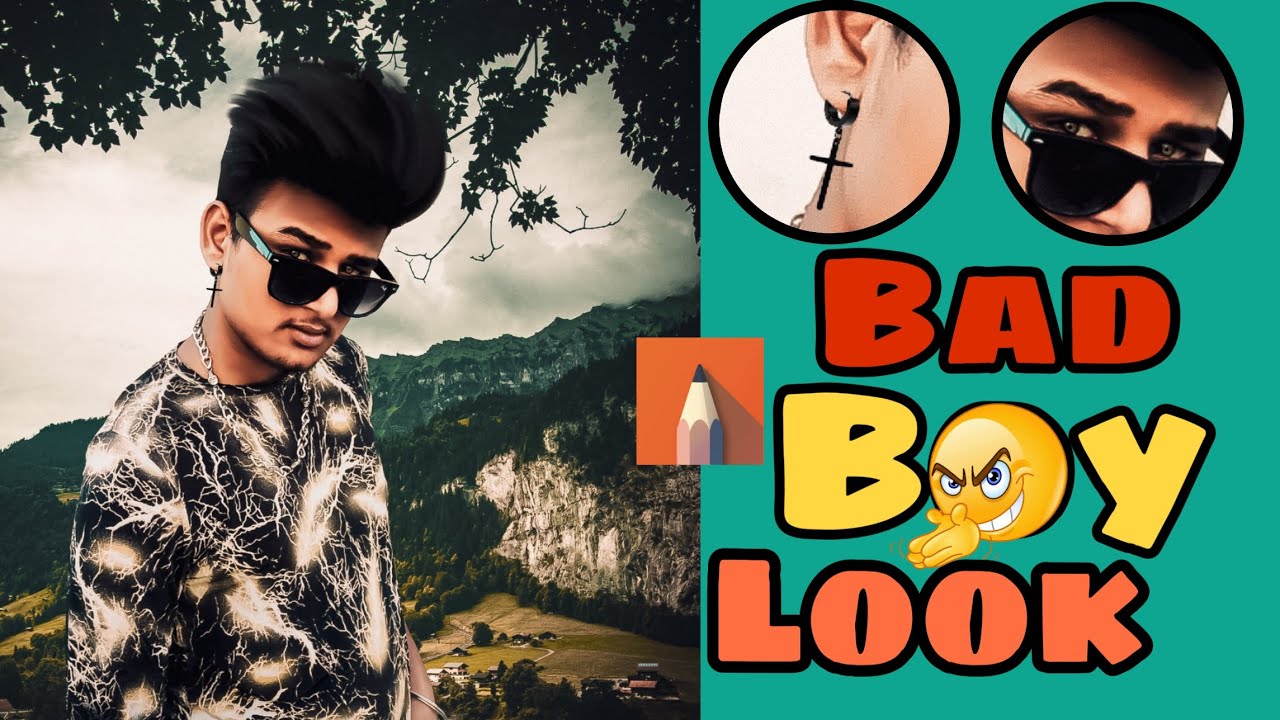 Bad Boy Look Photo Editing Tutorial: Gurii.in - YouTube