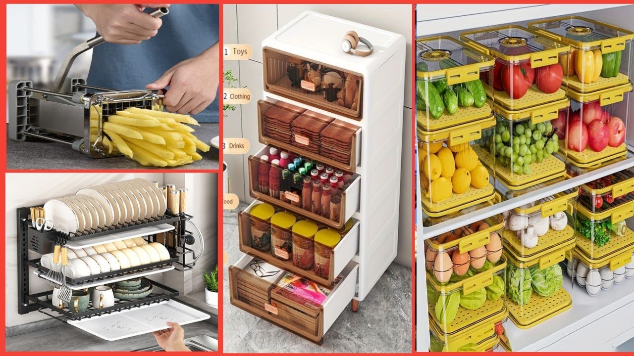 Amazon New Best Kitchen Products 2024😍 Home Organisers Decor items ...