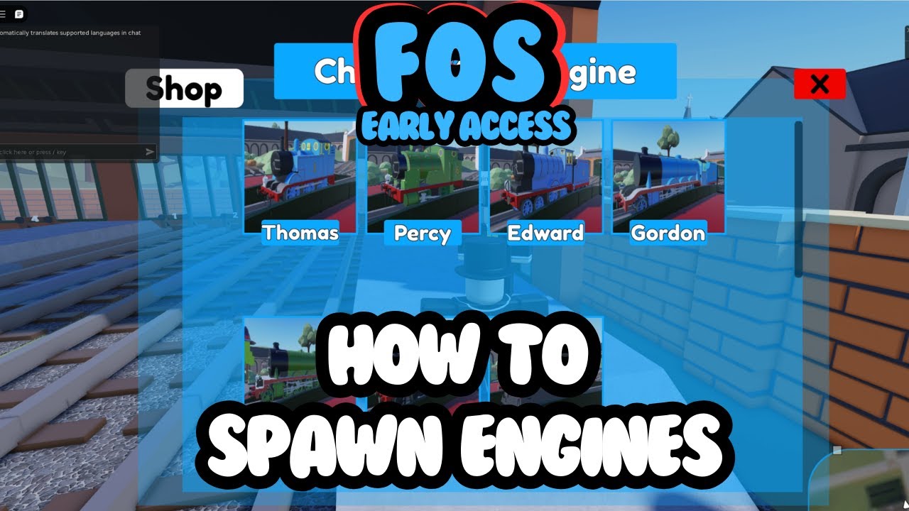 How To Spawn Engines | FOS Early Access | Friends of Sodor - YouTube