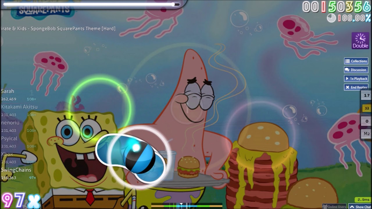 osu! Painty the Pirate & Kids - SpongeBob SquarePants Theme [Hard] DT ...
