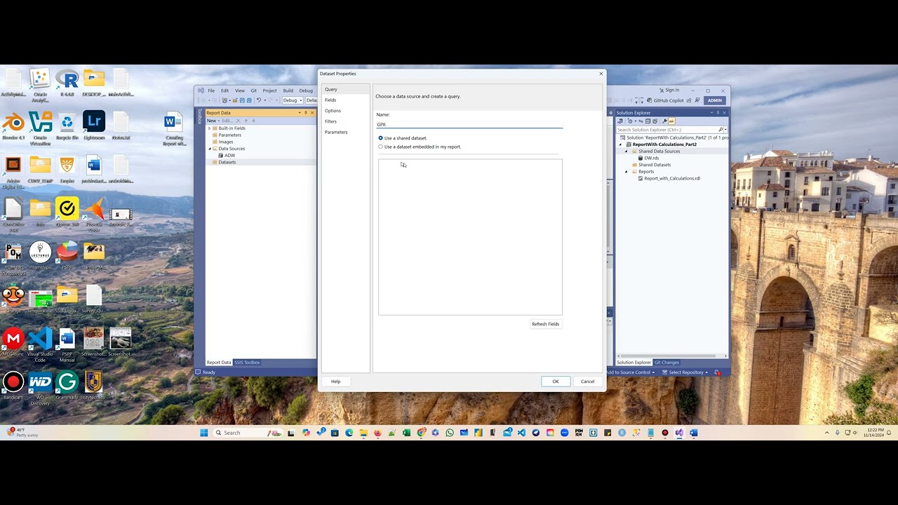 SSRS using Shared DataSource for basic reporting - YouTube