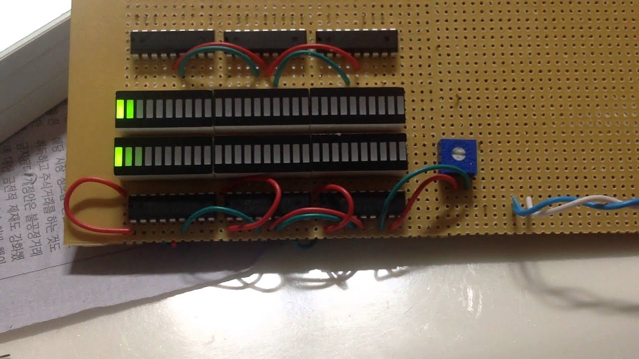 Led VU meter - YouTube