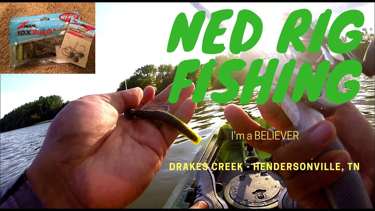 Ned Rig Fishing at Drake's Creek in Tennessee - YouTube