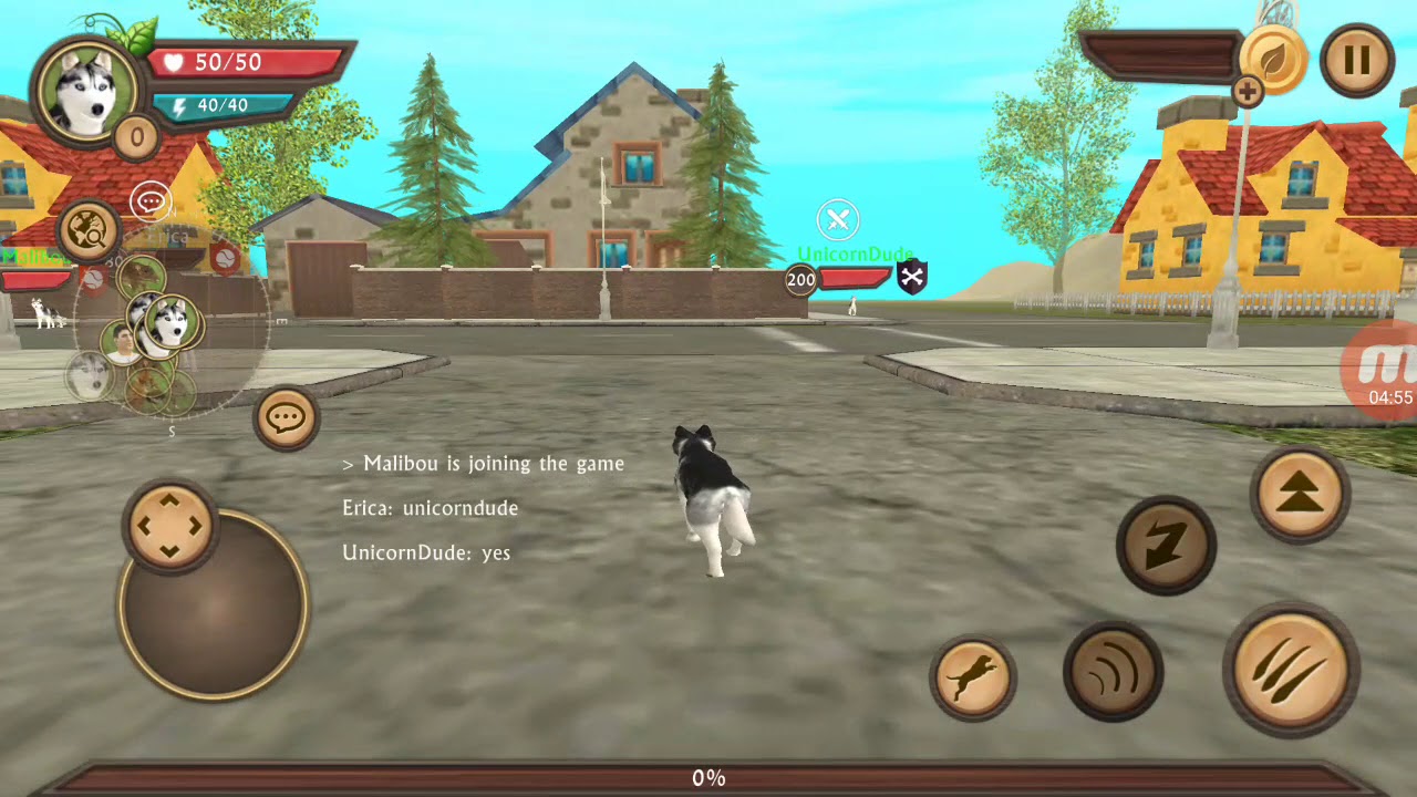 Dog sim Playing as a puppy in multi-player - YouTube