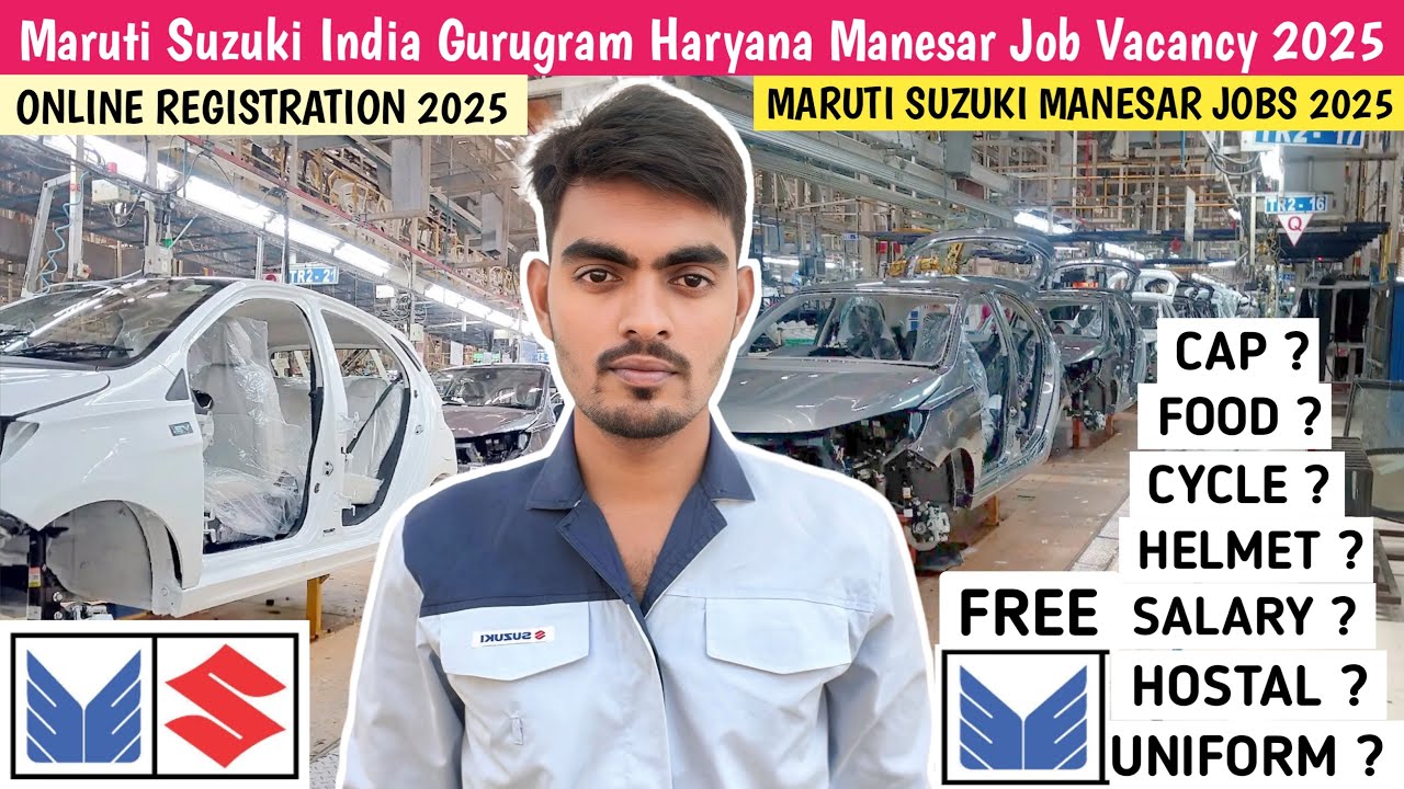 Salary 32,500 Maruti Suzuki India Job Vacancy 2025 | Maruti Suzuki ...