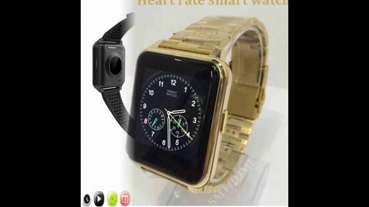 F2 Mood Tracker Bluetooth Smart Watch Metal Leather Wristband Sport ...