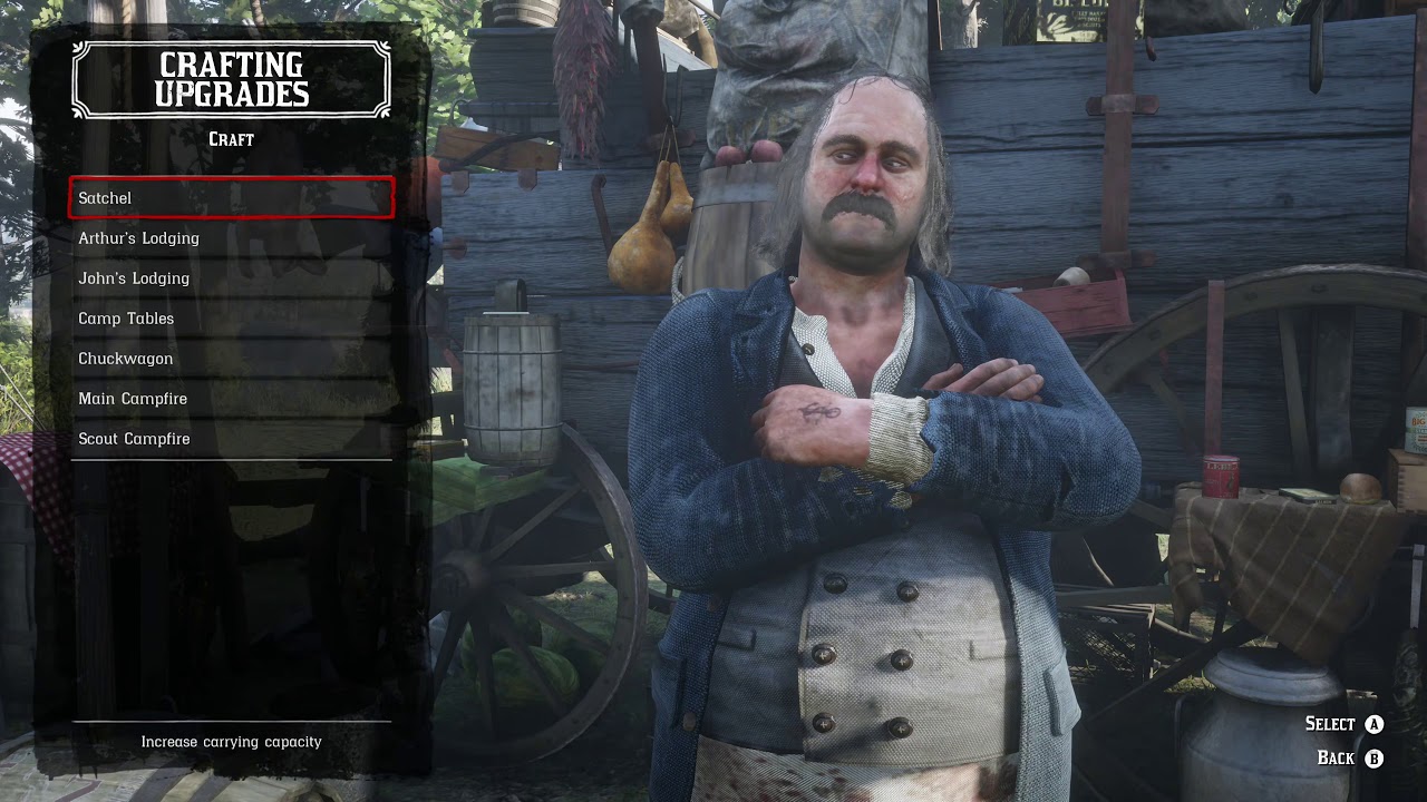 RDR 2: Crafting the Legend of the East Satchel - YouTube