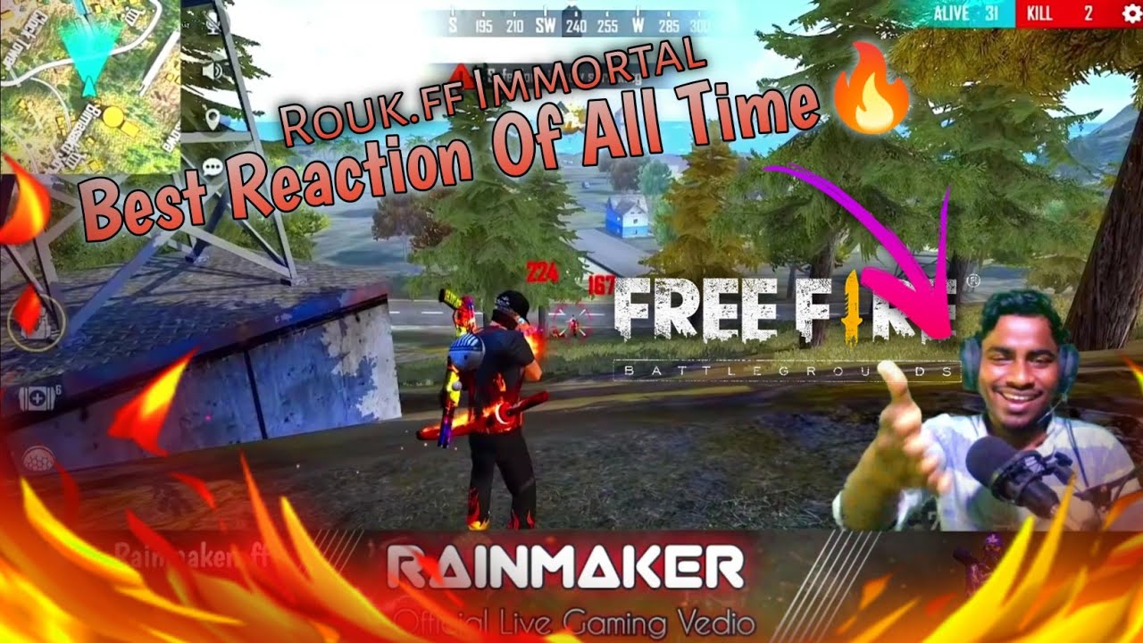 Rouk.ff freefire Max Banned While Playing (Reaction Video) - YouTube
