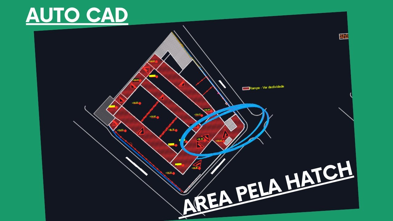 [AUTO CAD] Como achar a Area pela Hatch - YouTube