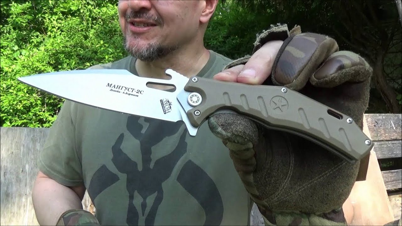 Strange Knife Sighted ($14) Folding Knife Review - HOKC Temu Knife ...
