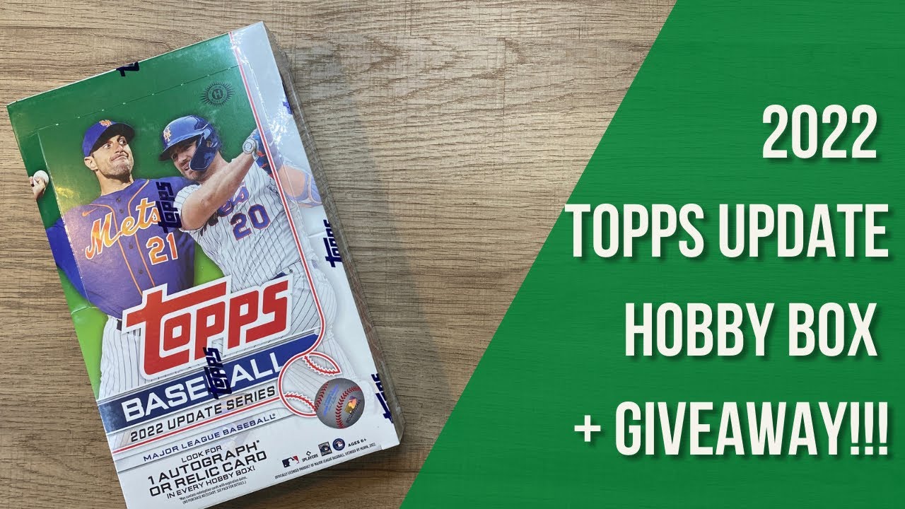 *Giveaway* + Ripping 2022 Topps Update Hobby Box!!! - YouTube
