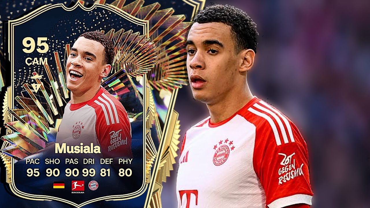 95 MUSIALA TEAM of the SEASON PLAYER REVIEW FC 24 - YouTube