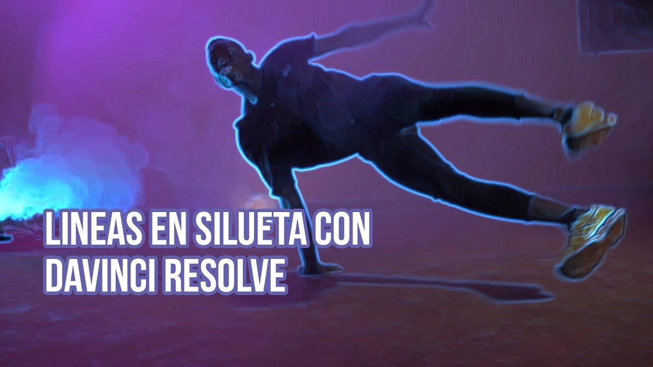 Efecto de lineas en silueta con DaVinci Resolve - YouTube