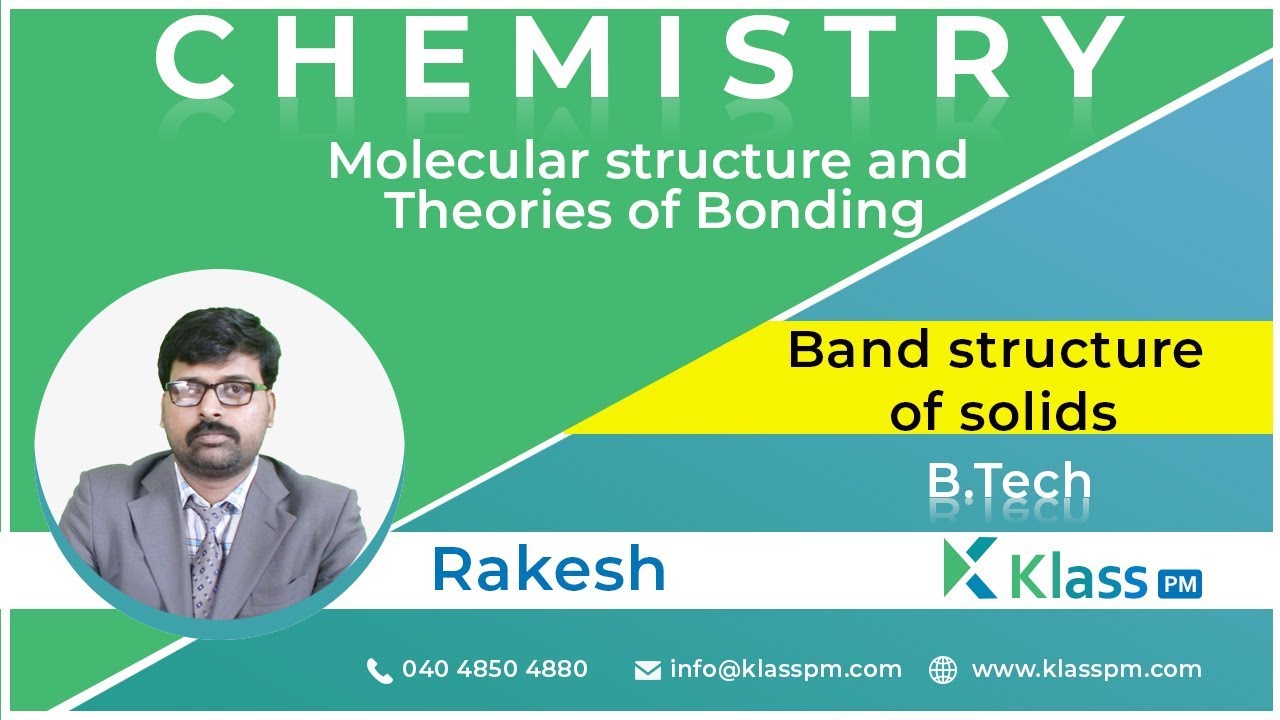 Band structure of solids | Engineering Chemistry | BTech Tutorials ...