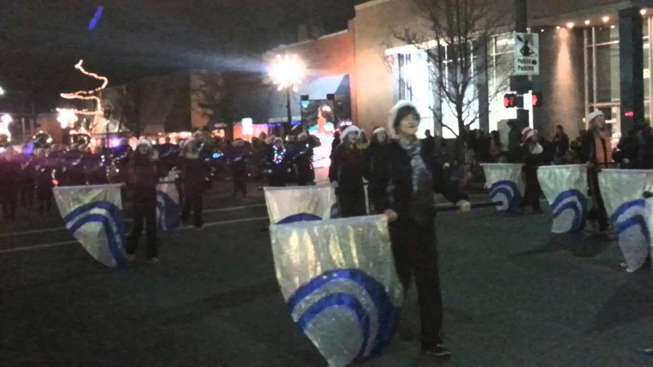 GPHS Marching Band - Christmas Parade - YouTube